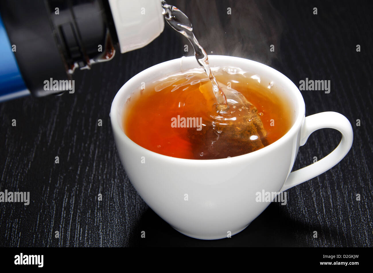 Hot herbal tea pouring glass hi-res stock photography and images - Alamy