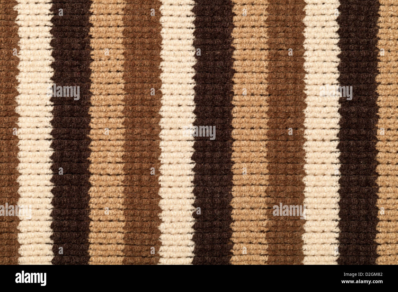 Knitted fabric texture for background. Brown stripes, closeup Stock ...
