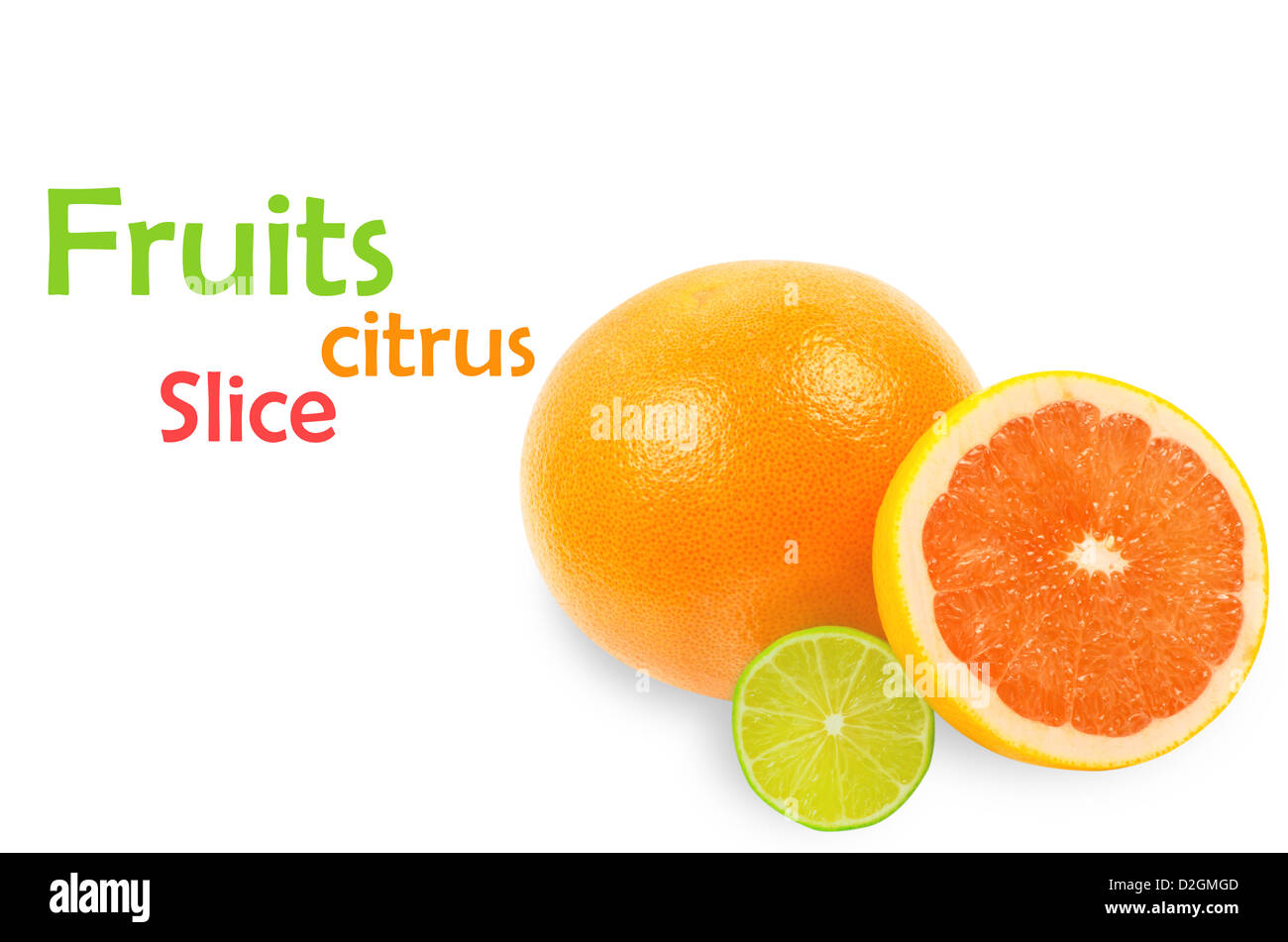 Citrus Fruits On White High Resolution Stock Photography and Images - Alamy