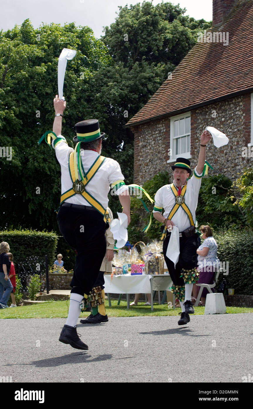Members of the public enjoy the attractions at a traditional English ...