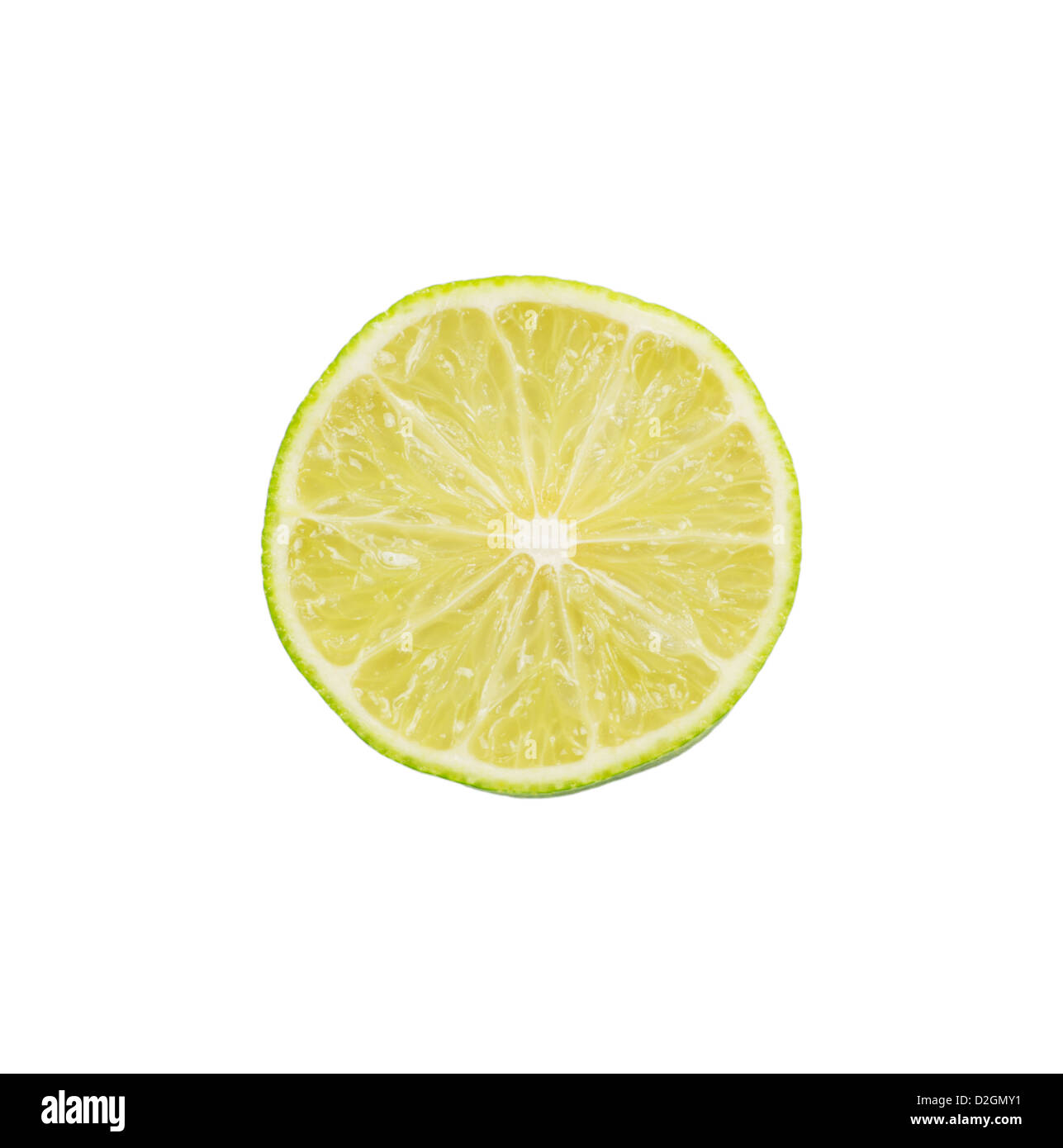 lime slice isolated on white Stock Photo - Alamy