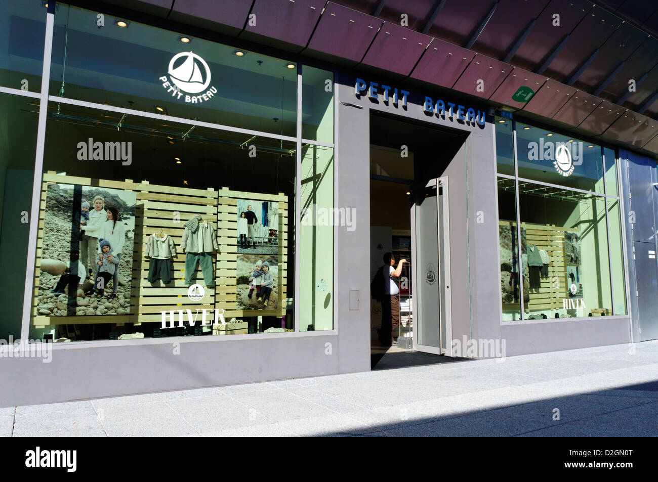 A branch of Petit Bateau at the Odysseum shopping centre in Montpellier ...