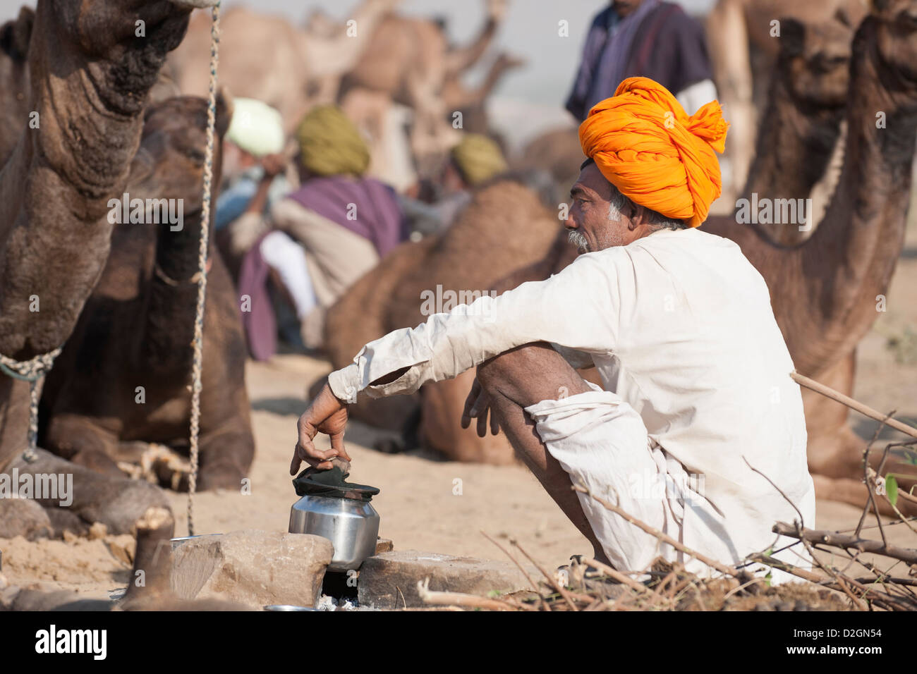 Man wearing turban with camel hi-res stock photography and images - Alamy