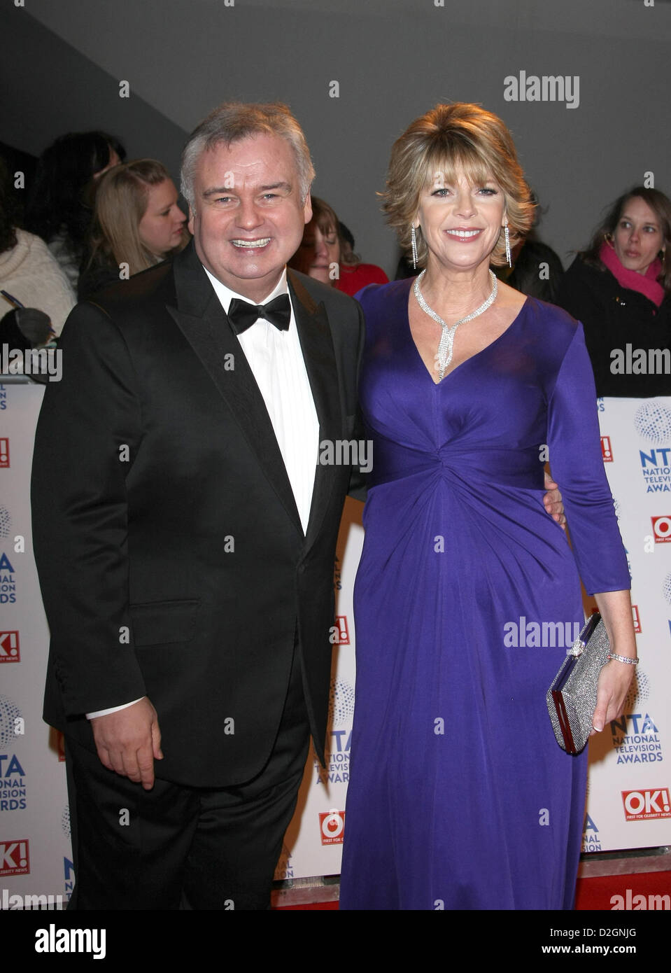 EAMONN HOLMES & RUTH LANGSFORD NATIONAL TELEVISON AWARDS RED CARPET ...