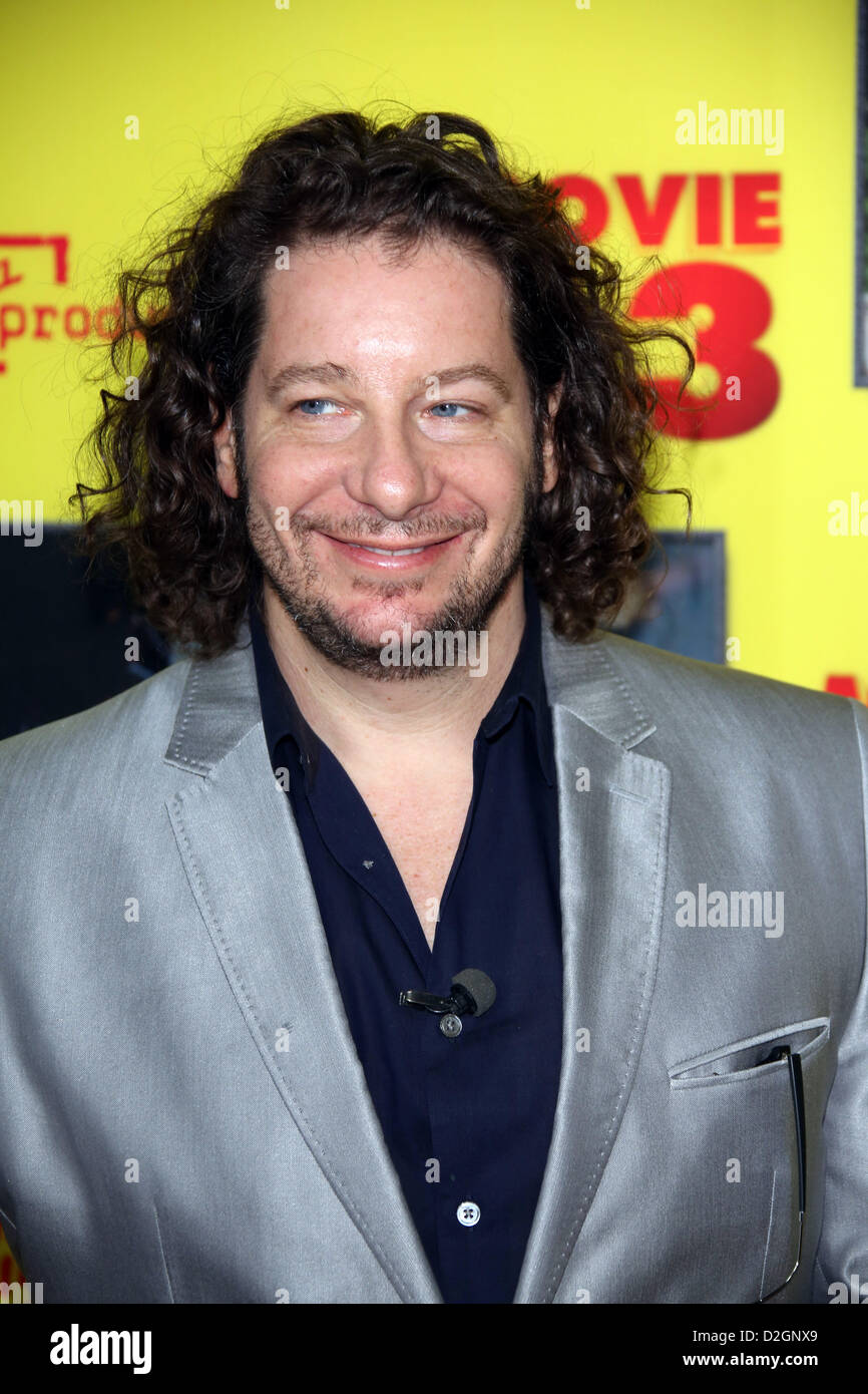 US comedian Jeffrey Ross arrives for the premiere of the film 'Movie 43 ...