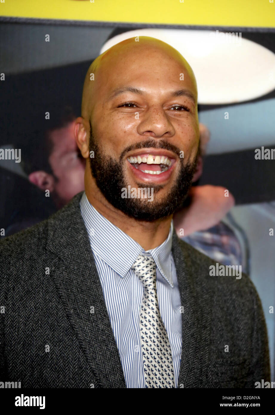 US rapper, musician and actor Common arrives for the premiere of the ...