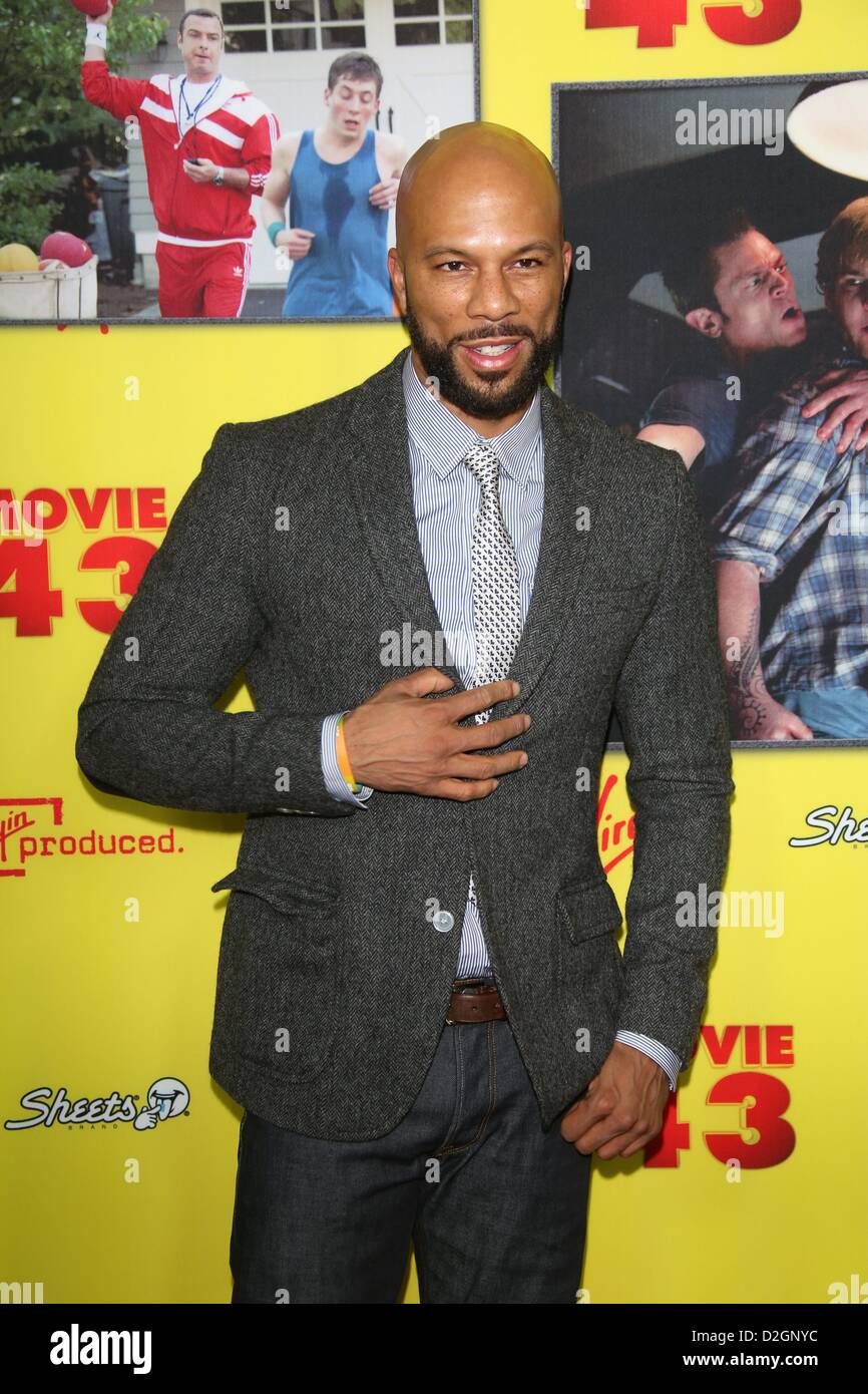 US rapper, musician and actor Common arrives for the premiere of the ...