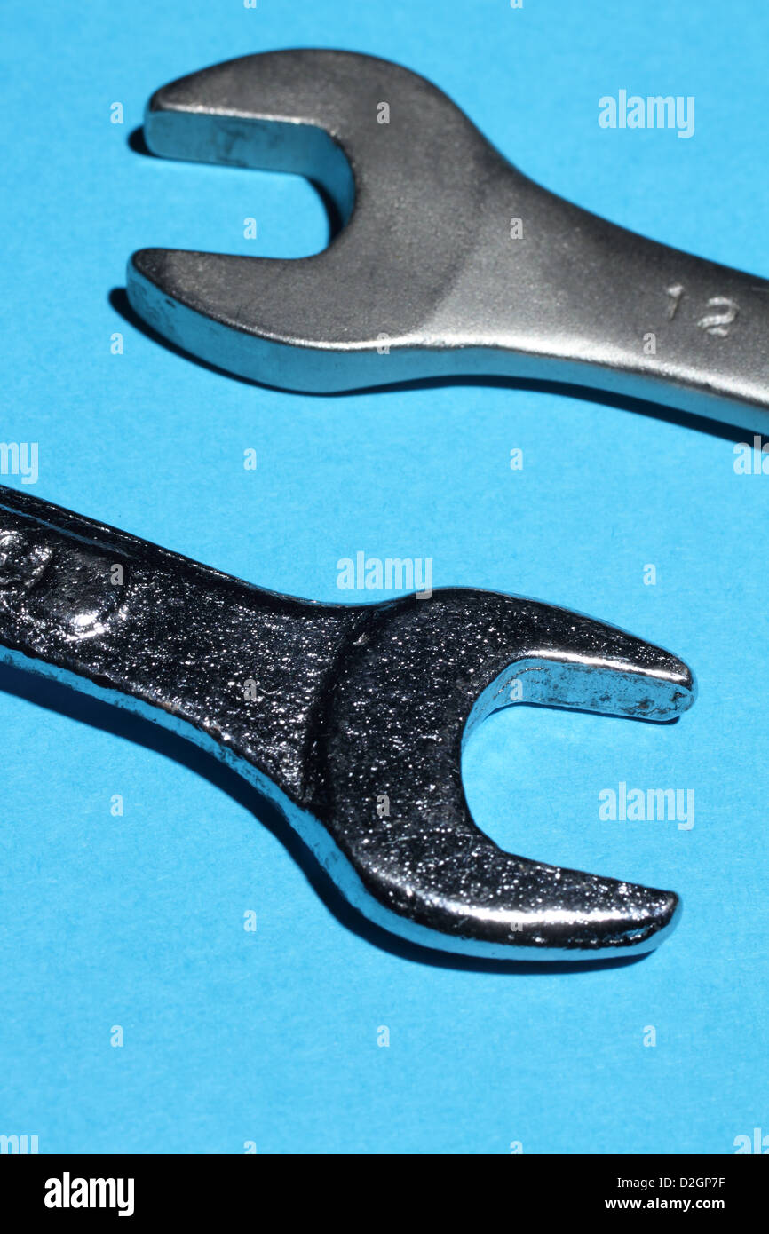 Old spanners hi-res stock photography and images - Alamy