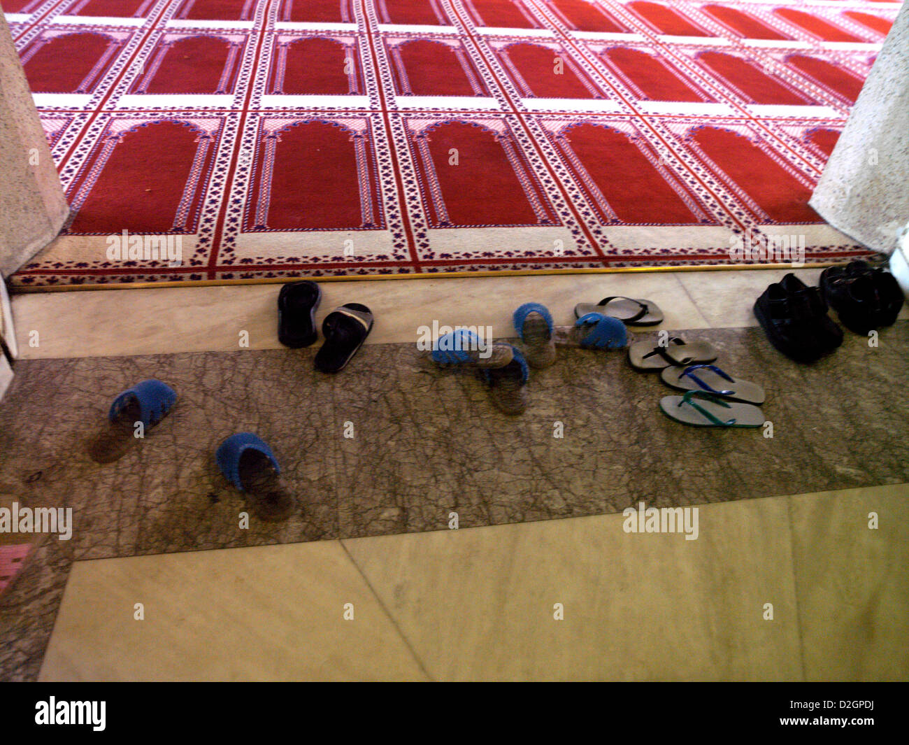 Regents Park London England London Central Mosque Shoes at the Edge of ...