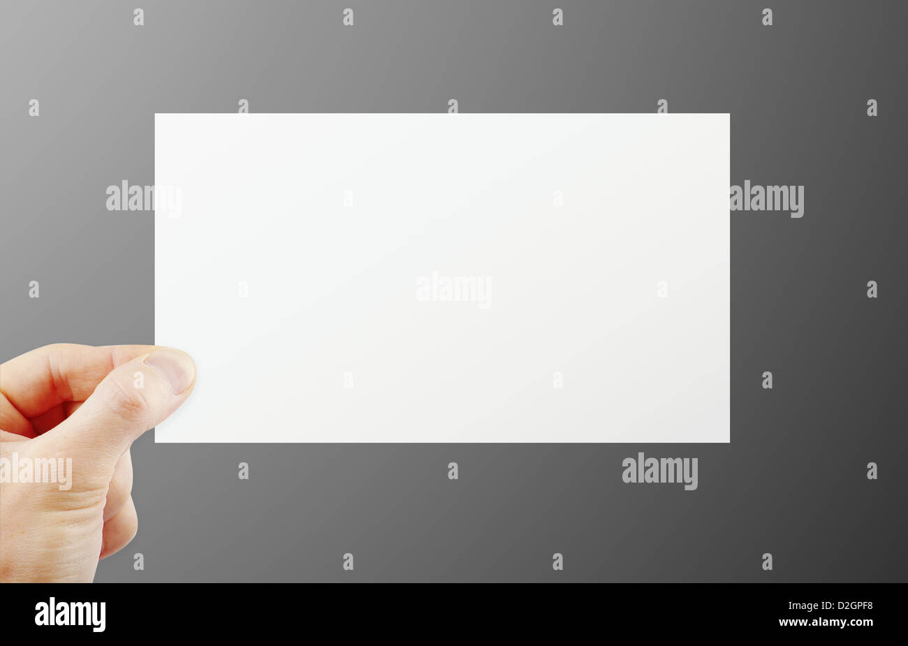 Hand holding paper Stock Photo - Alamy