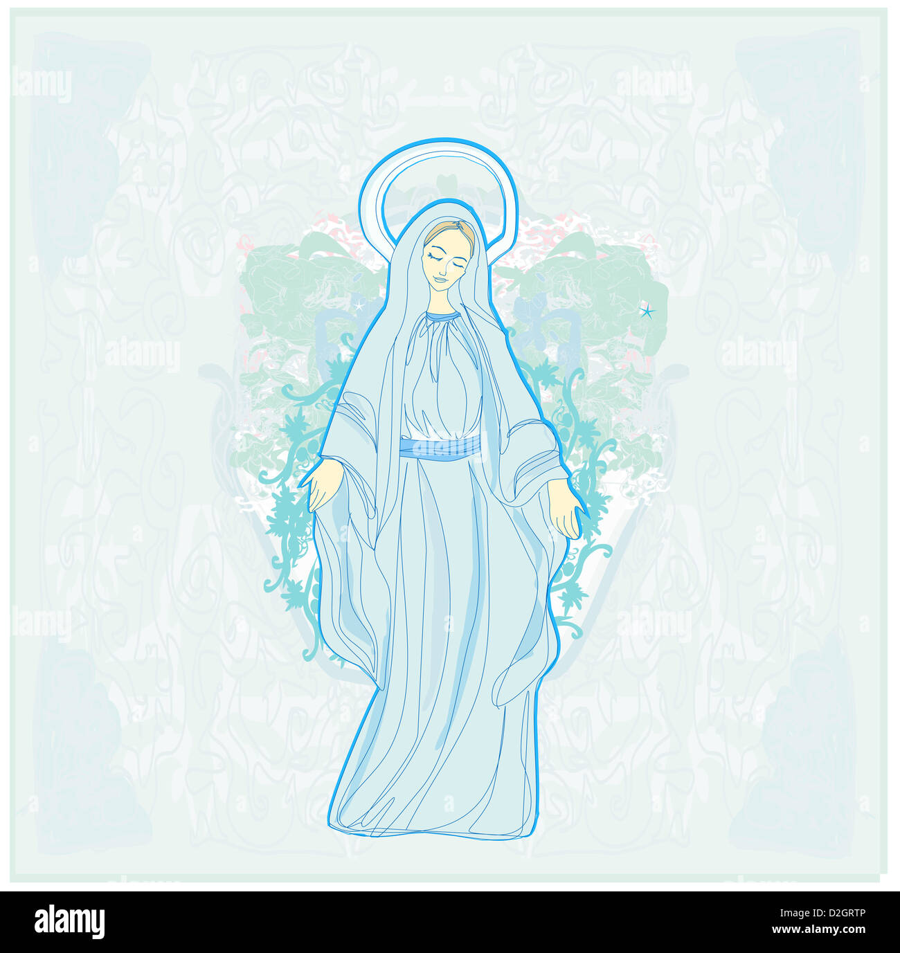 Blessed Virgin Mary Stock Photo - Alamy