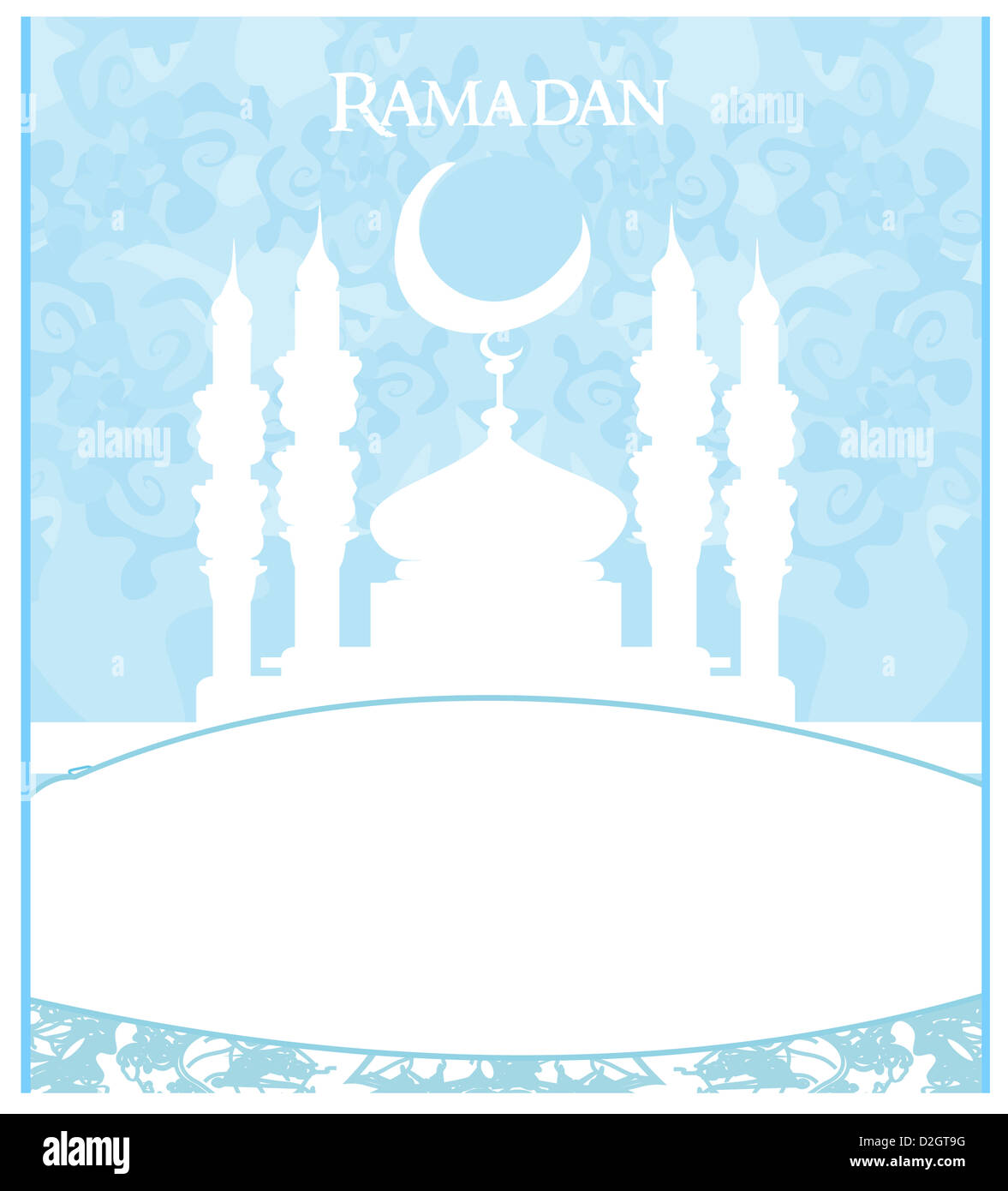 artistic pattern background with moon and mosque Stock Photo - Alamy