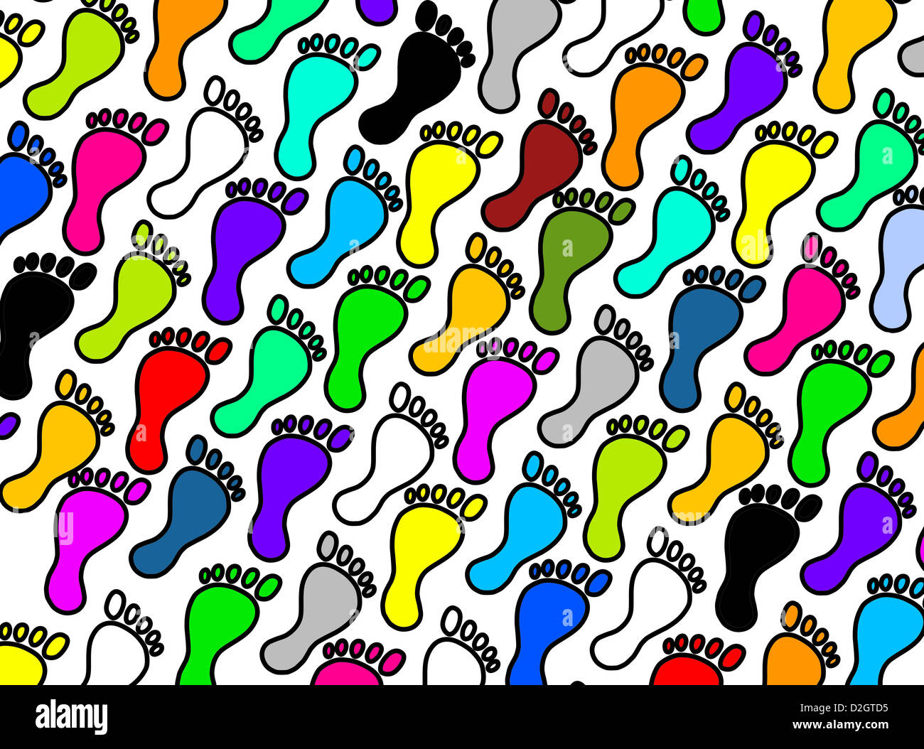 colorful feet background Stock Photo - Alamy