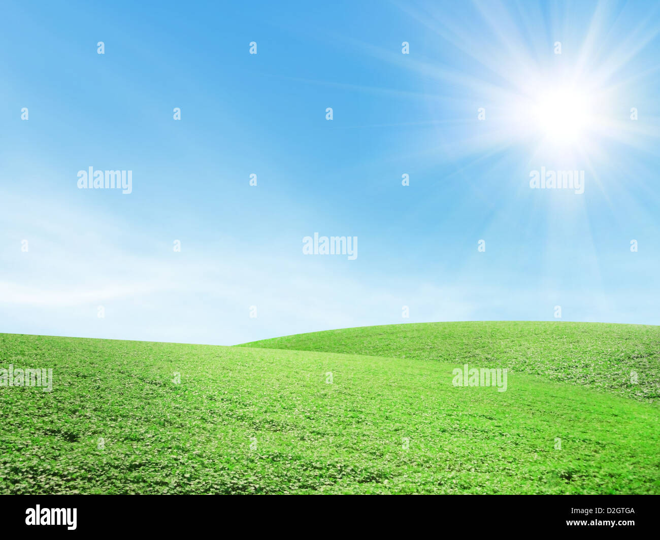 Beautiful summer landscape Stock Photo - Alamy