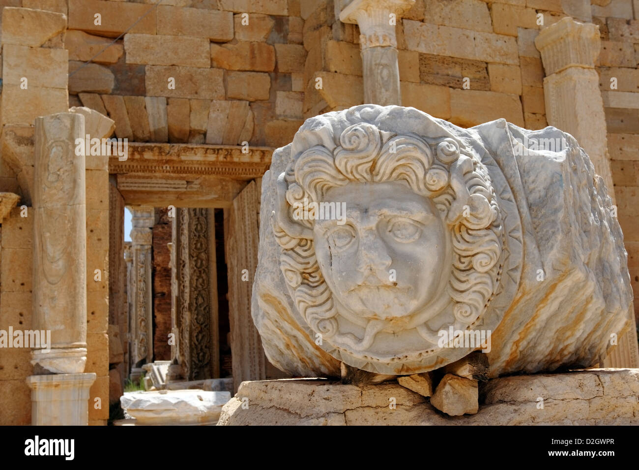 Libya roman medusa hi-res stock photography and images - Alamy
