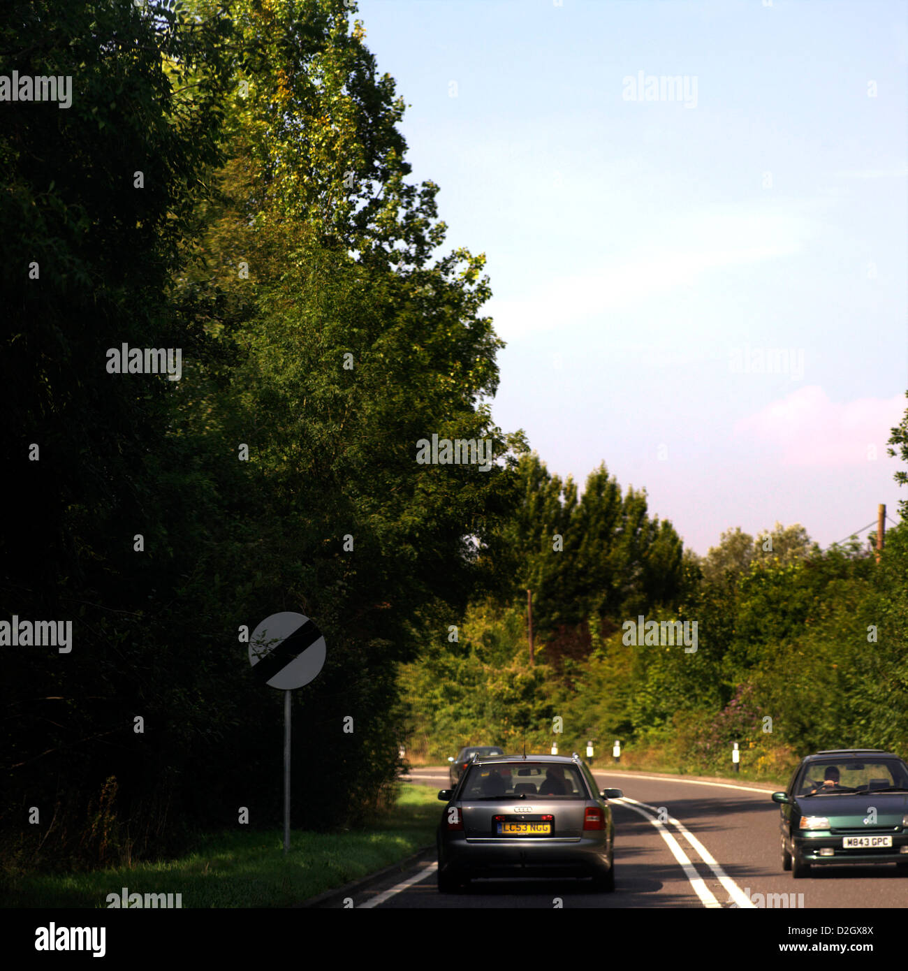 Country Road near East Horsley Surrey England Stock Photo - Alamy