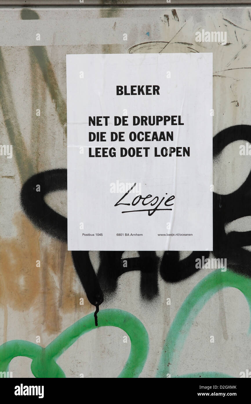 Loesje poster hi-res stock photography and images - Alamy