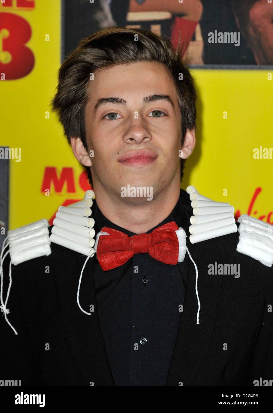 Los Angeles, California, USA. 23rd January 2013. Jimmy Bennett ...