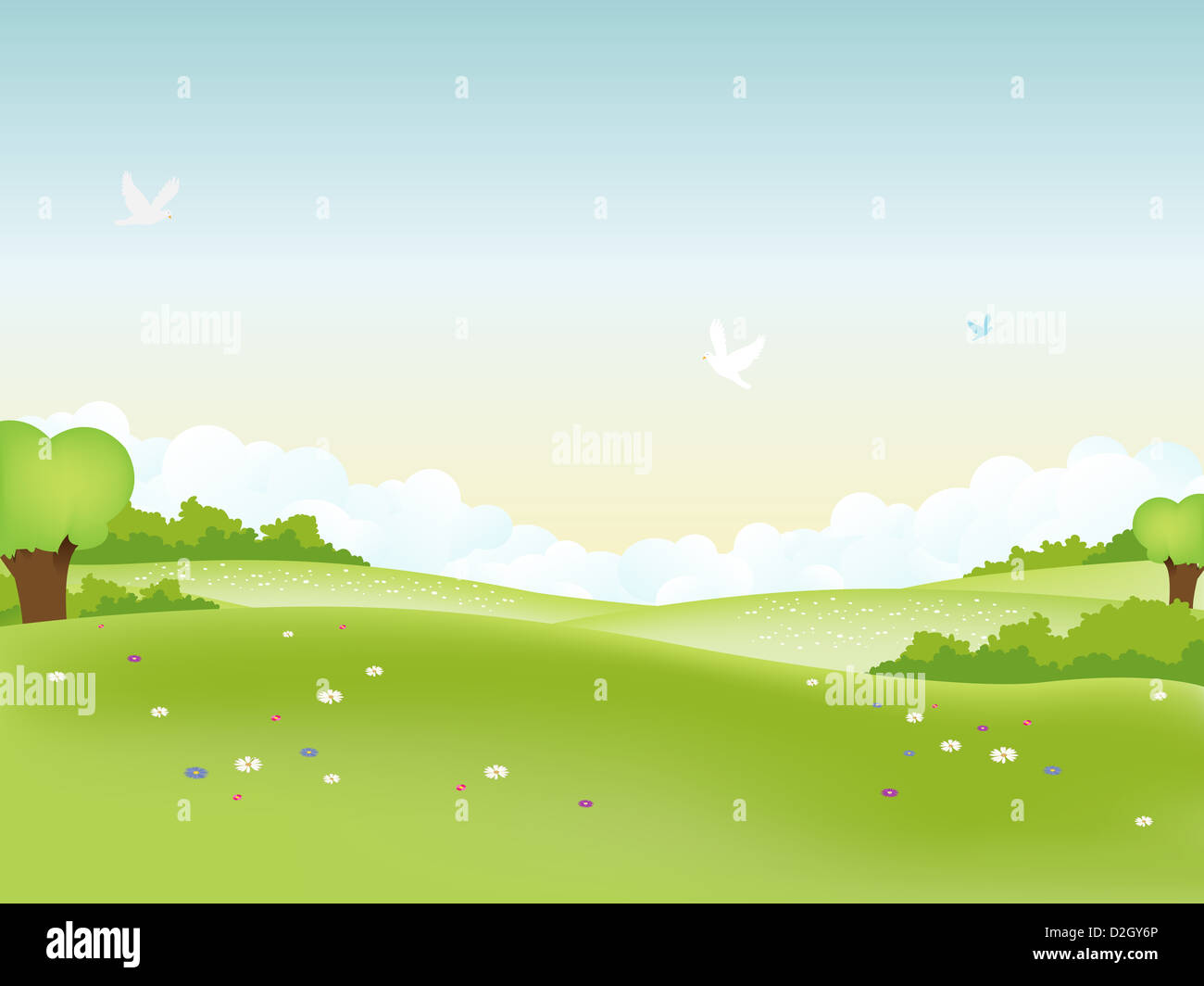 Easter landscape hi-res stock photography and images - Alamy