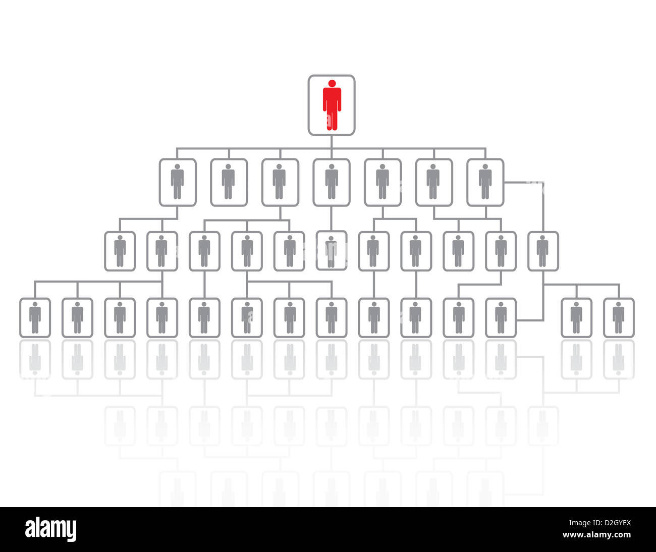 Corporate network red figure hi-res stock photography and images - Alamy