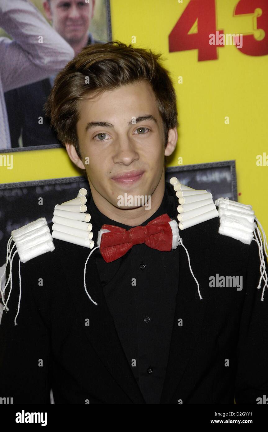 Los Angeles, USA. 23rd January 2013. Jimmy Bennett at arrivals for ...