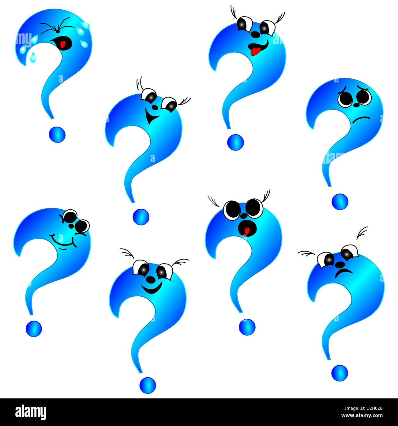 Set of smileys Stock Photo - Alamy