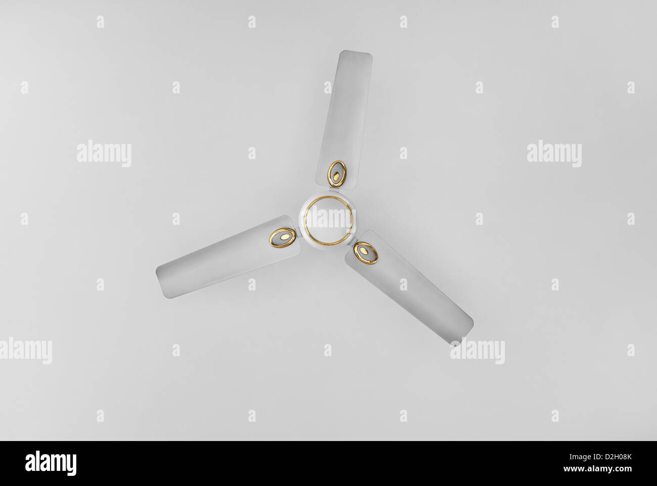 Fan with three blades. Bottom view Stock Photo - Alamy