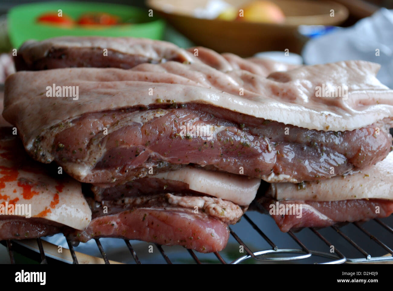 Food preserved bacon hi-res stock photography and images - Alamy