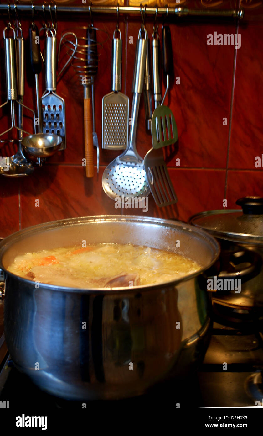 Soup as dinner hi-res stock photography and images - Alamy