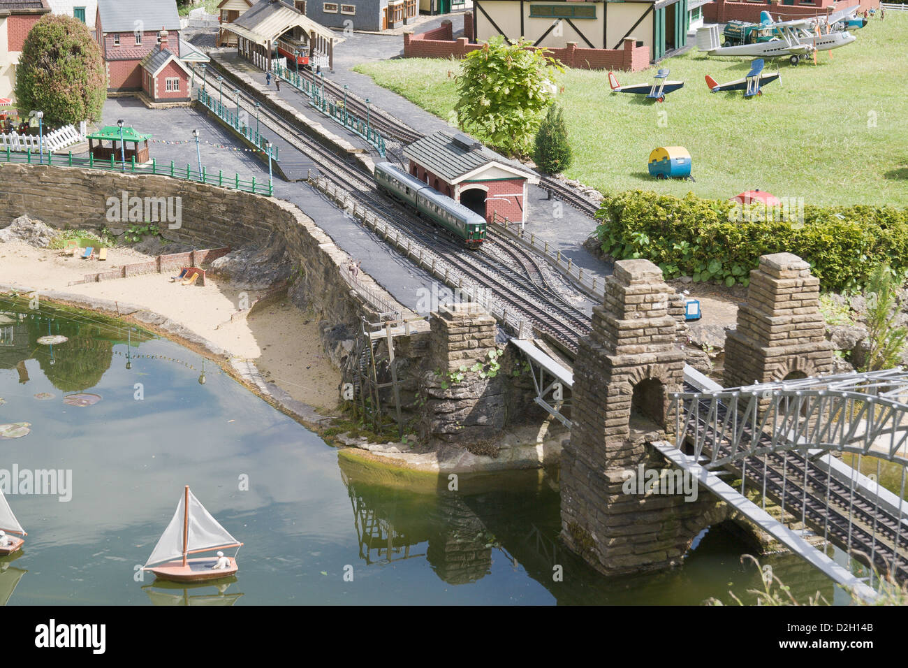 Bekonscot model village in Beaconsfield, Buckinghamshire Stock Photo ...