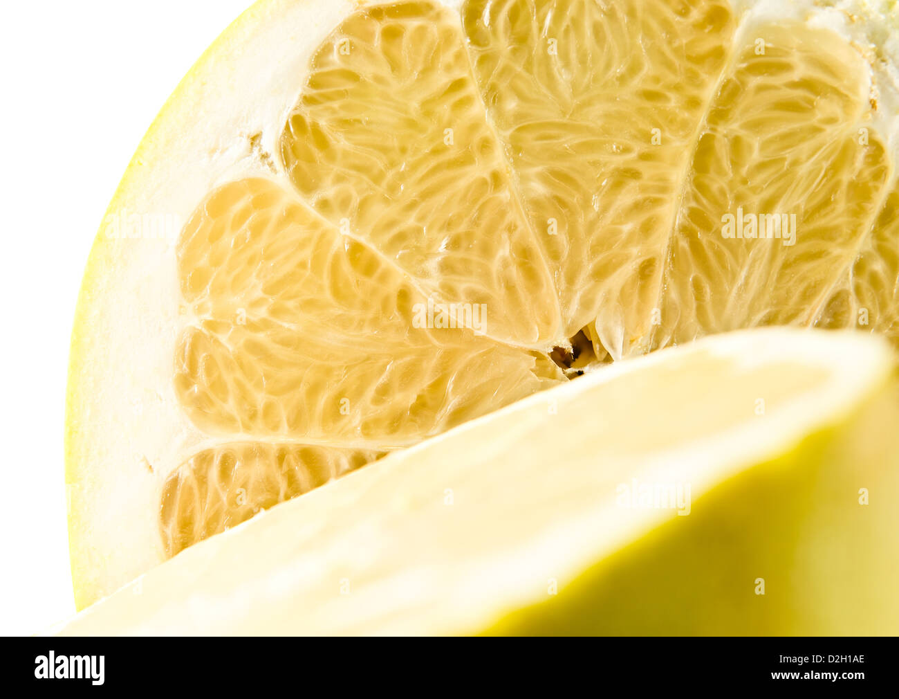 ripe yellow grapefruit isolated on a white, saved clipping path Stock ...