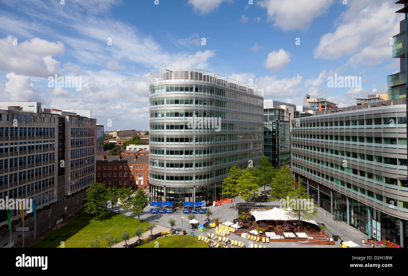 England, Manchester The Spinningfields Banking district Stock Photo - Alamy