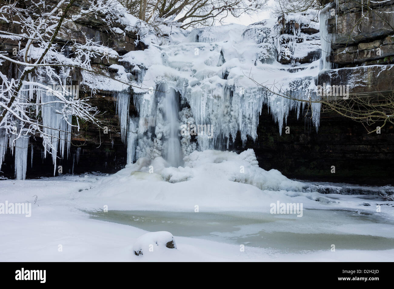 Summerhill Force Waterfall Bowlees, Upper Teesdale, County Durham 24 ...