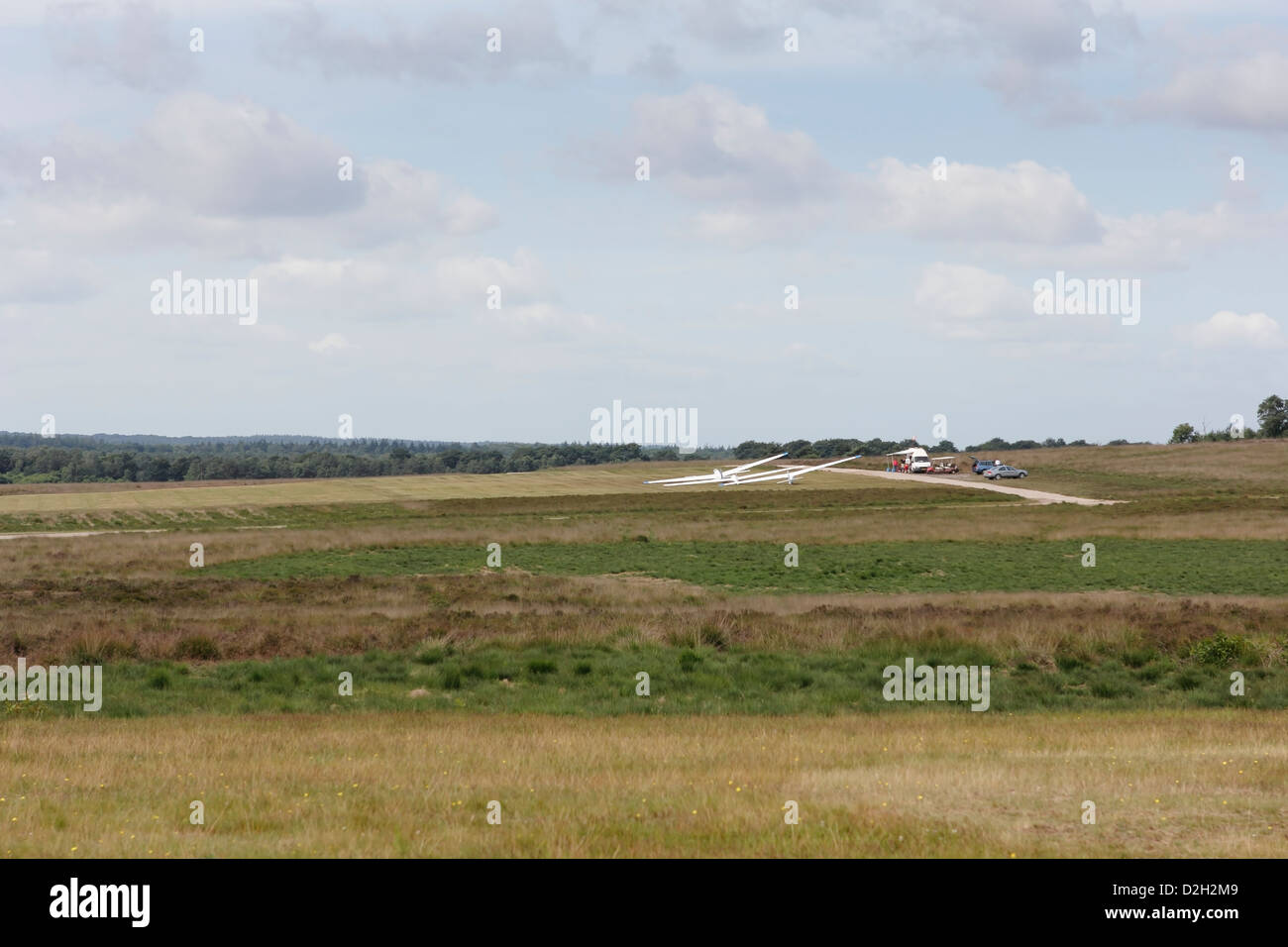 Glider Field Terlet in Arnhem, Netherlands Stock Photo - Alamy