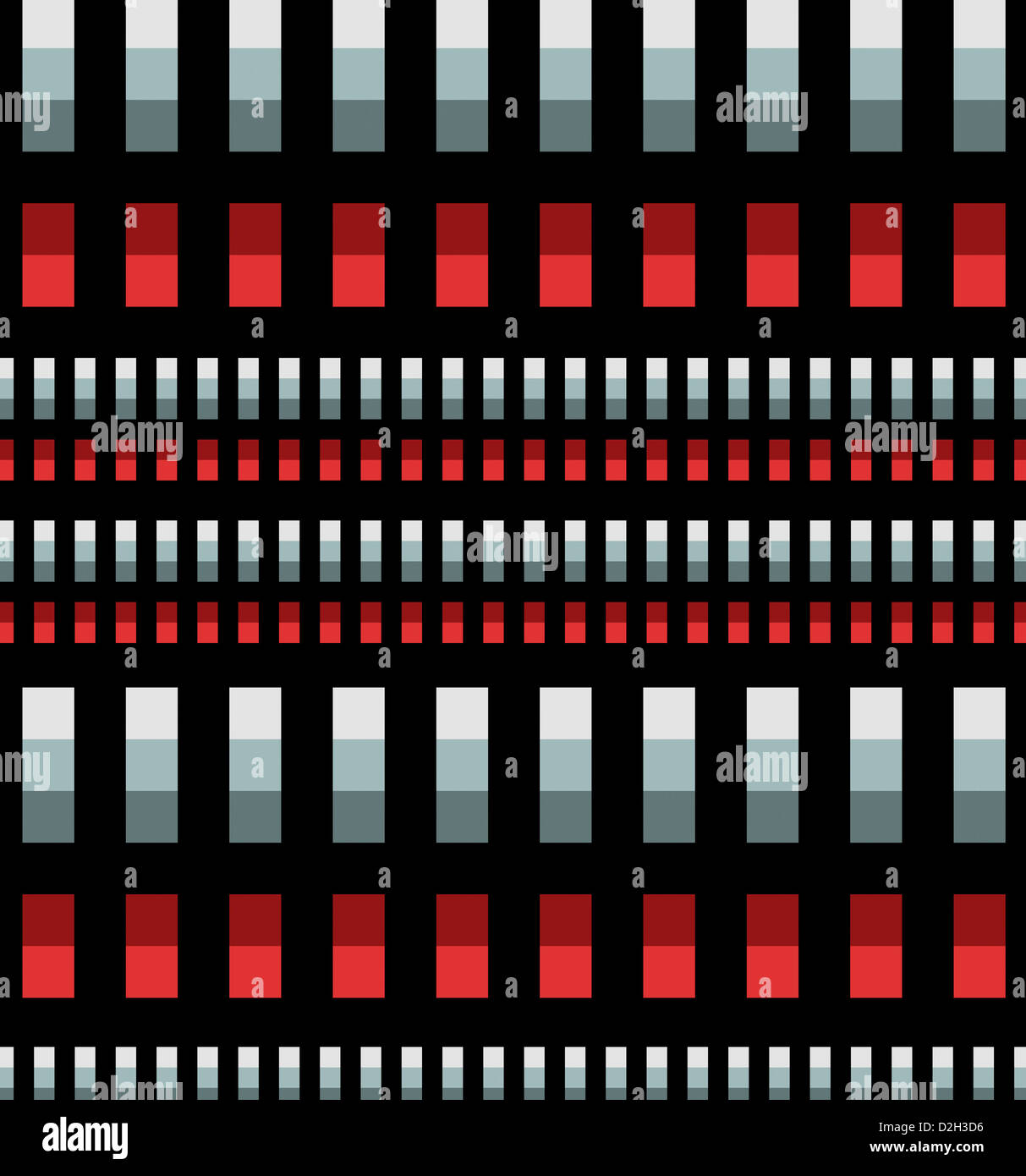 stylized steel techno tubes pattern with a red backlight Stock Photo ...