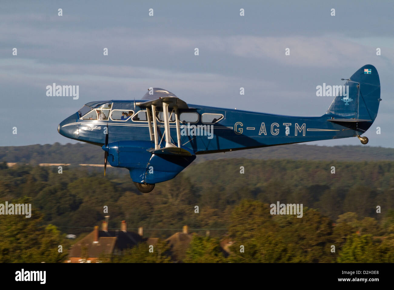 1930's De Havilland DH-89 Dragon Rapide G-AKIF Stock Photo - Alamy
