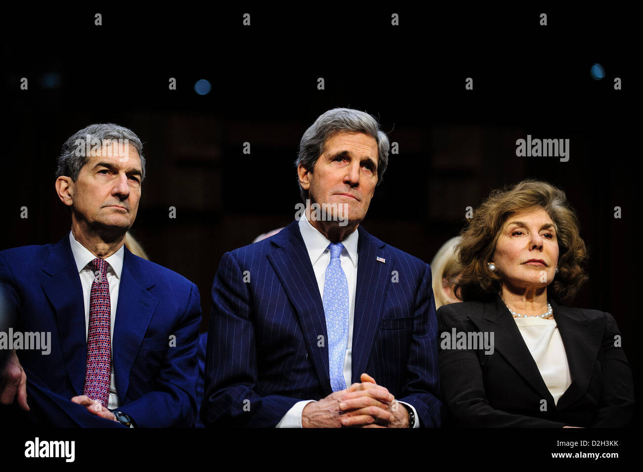 Secretary kerry wife heinz kerry hi-res stock photography and images ...