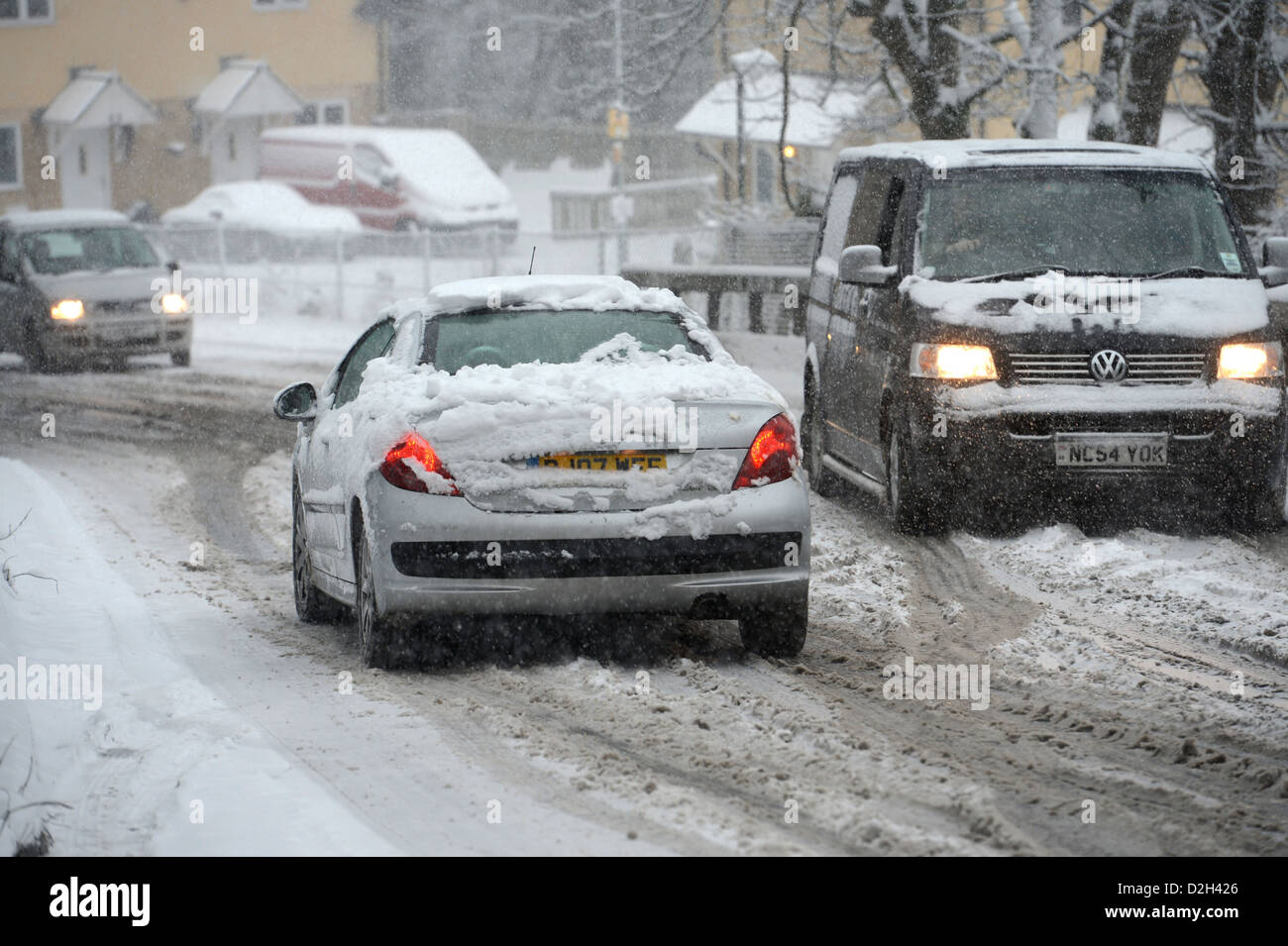Cars Stuck In Snow On Stock Photos & Cars Stuck In Snow On Stock Images ...