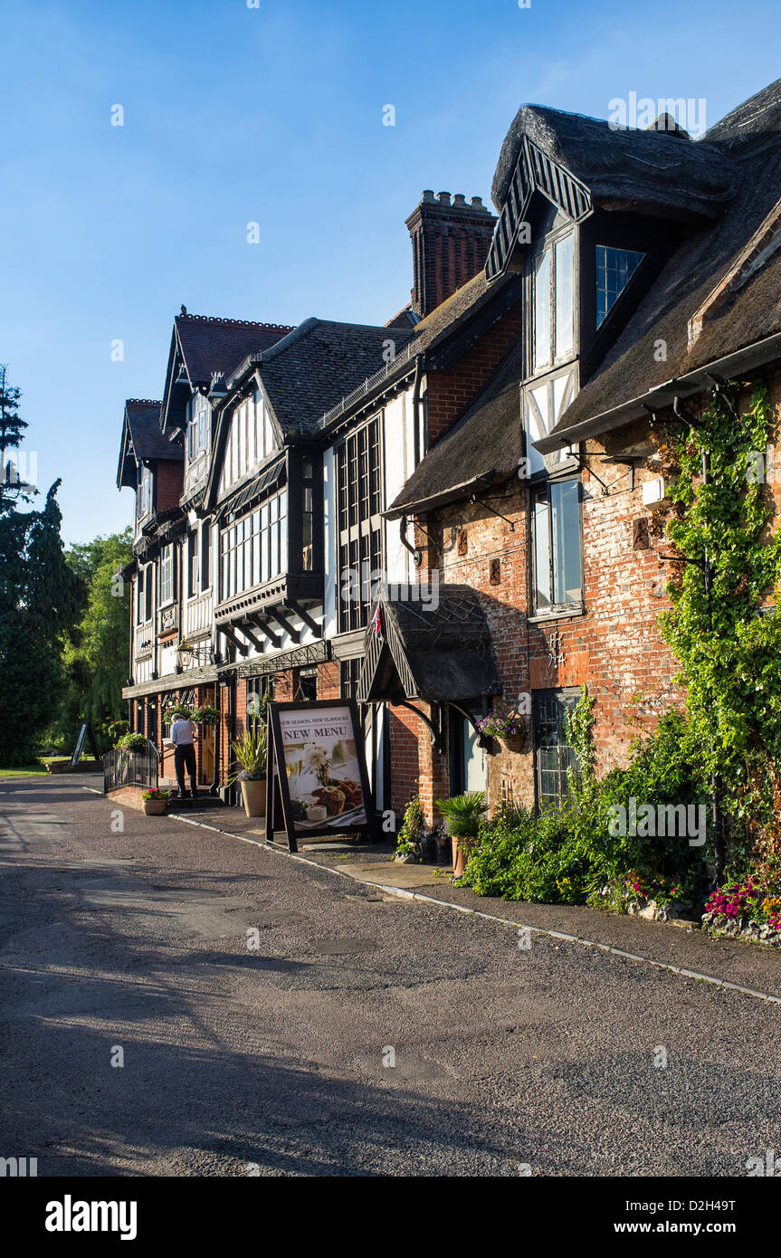 The Swan Inn at Horning Village Norfolk Broads UK Stock Photo - Alamy