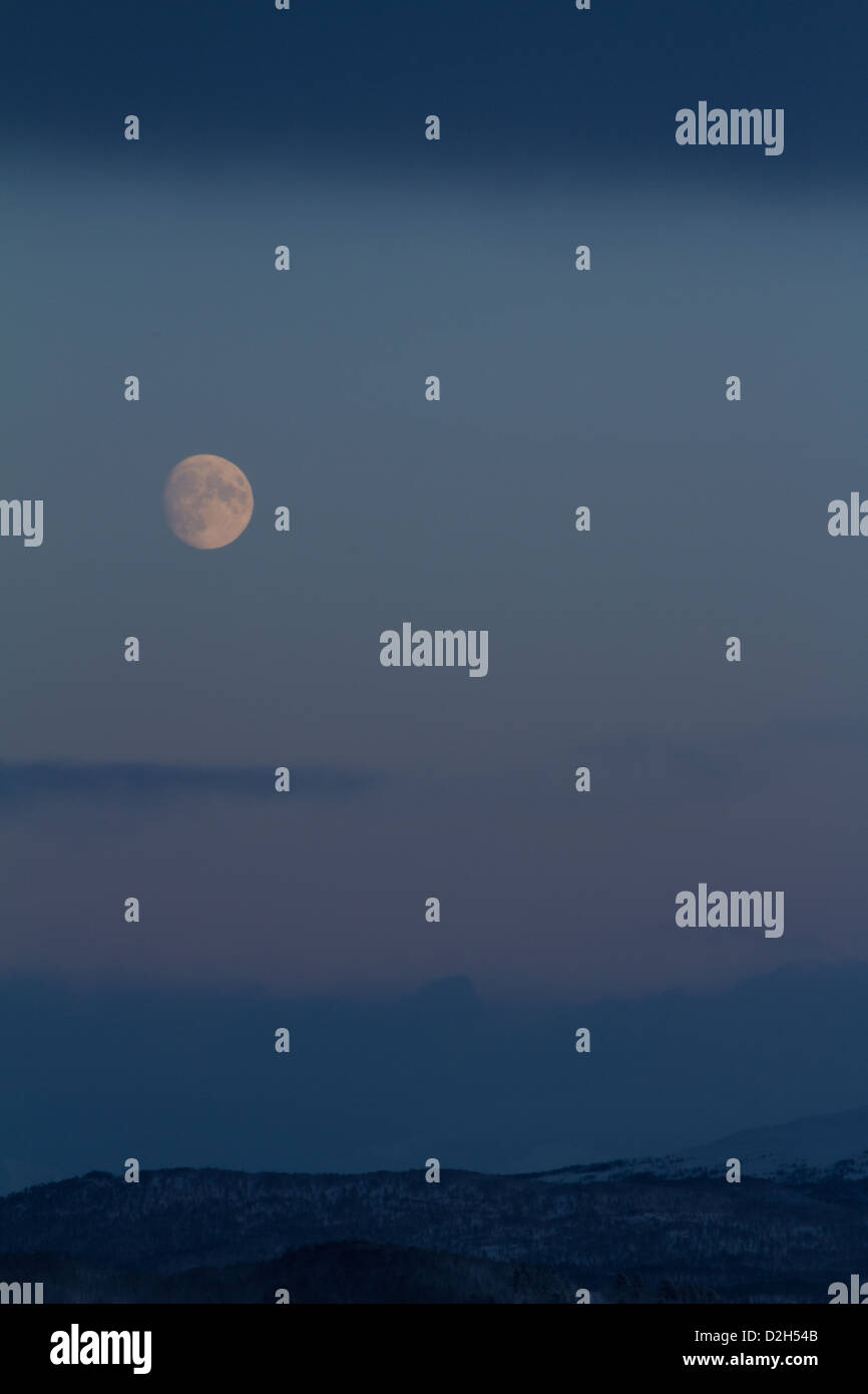 almost full moon Stock Photo - Alamy