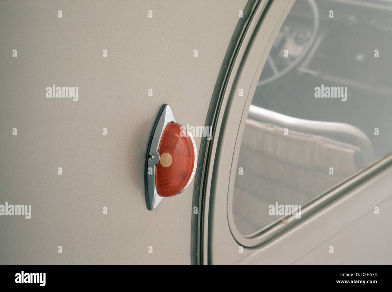 rear indicator light 1950 citroen 2cv classic, studio photograph Stock ...