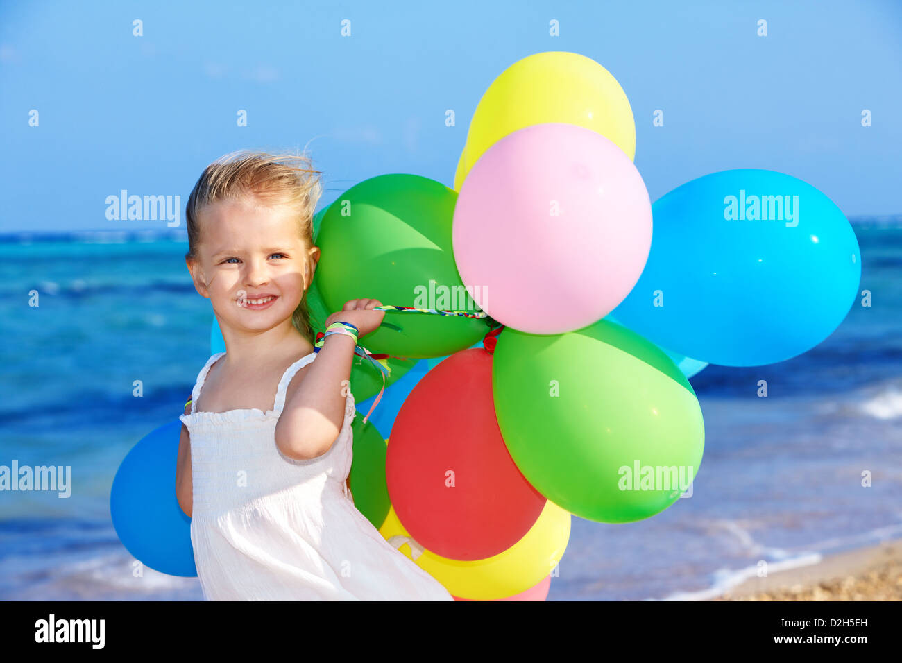 Girl run red balloon hi-res stock photography and images - Alamy