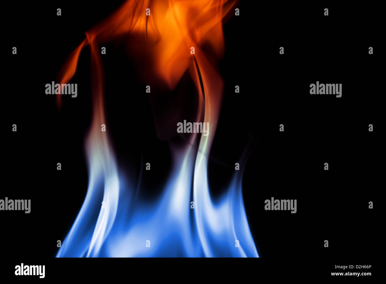 Fire over black Background Stock Photo - Alamy