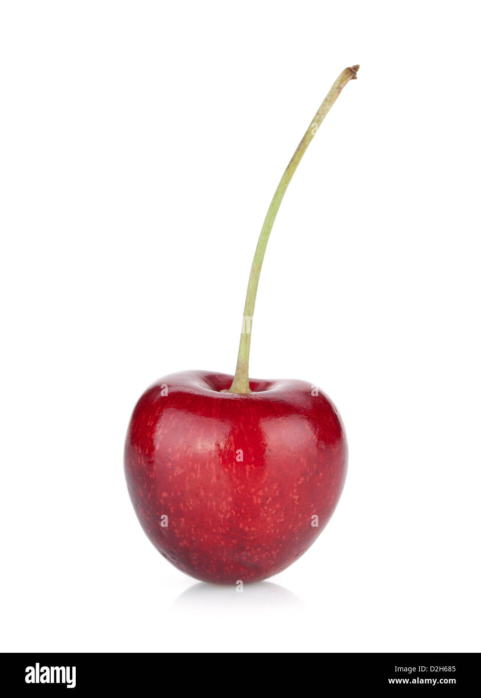 Ripe cherry . Isolated on white background Stock Photo - Alamy