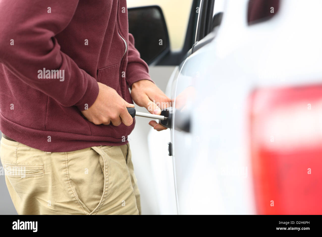 Man breaking door down hi-res stock photography and images - Alamy