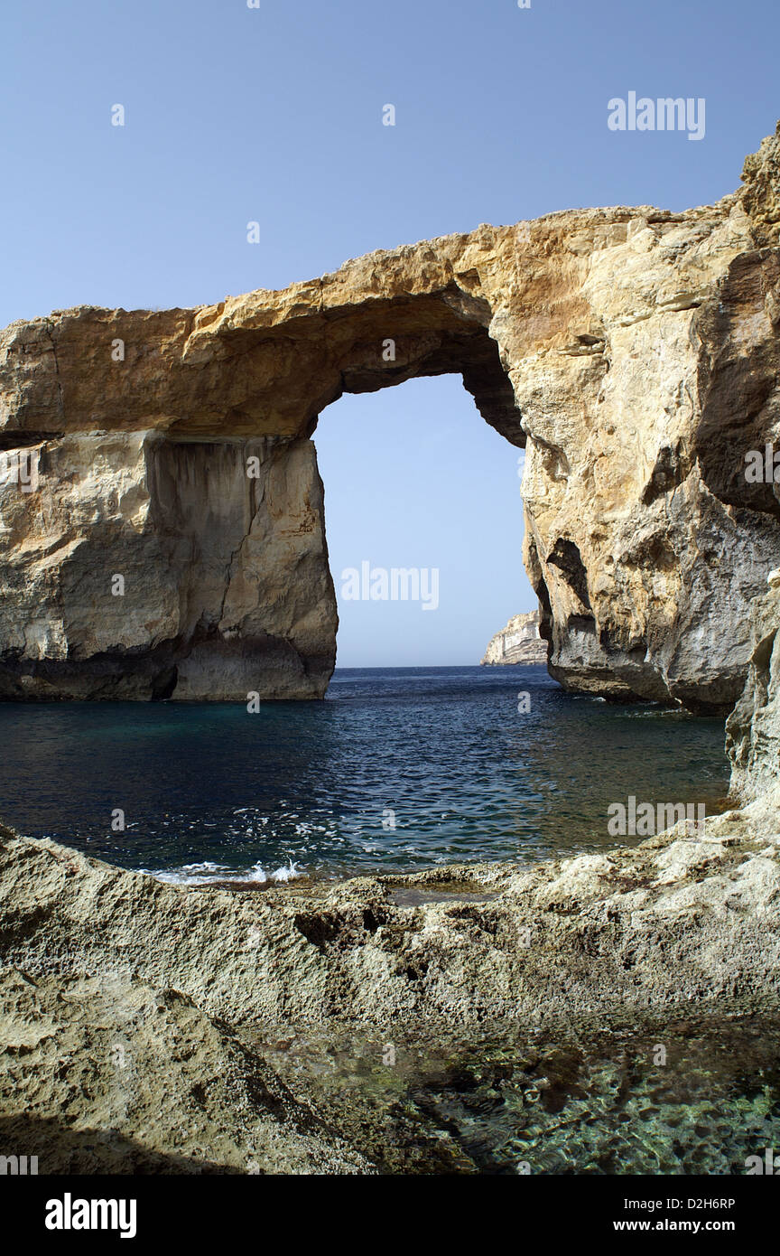 Gozo, the Azure window on the western coast Stock Photo - Alamy
