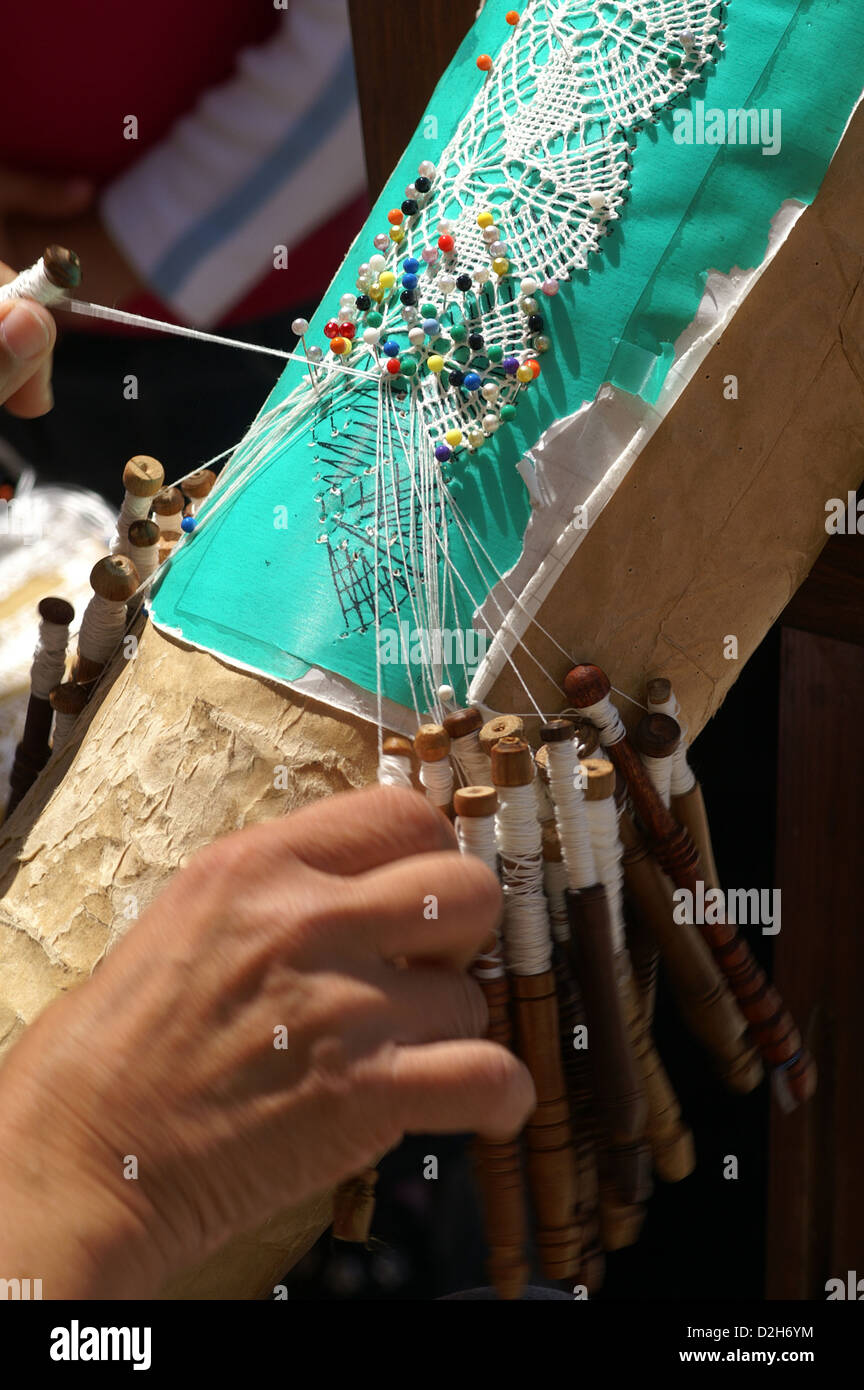 Malta gozo lace hi-res stock photography and images - Alamy