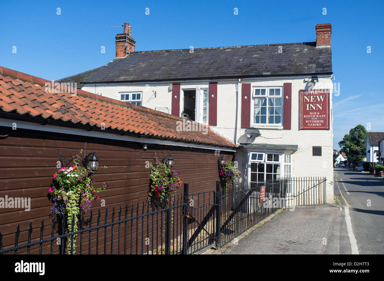 The New Inn at Horning Village Norfolk Broads UK Stock Photo - Alamy