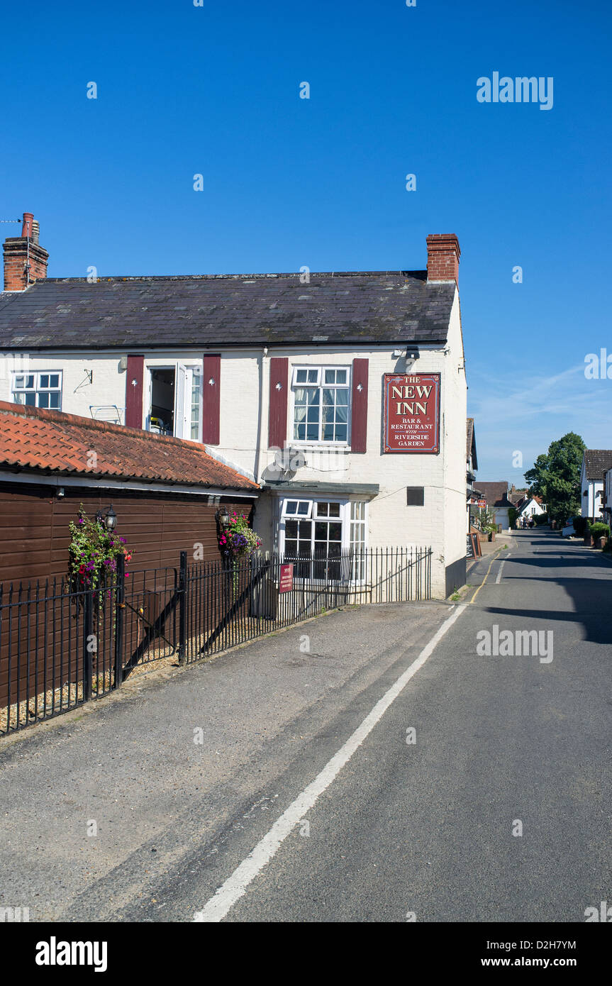 The New Inn at Horning Village Norfolk Broads UK Stock Photo - Alamy