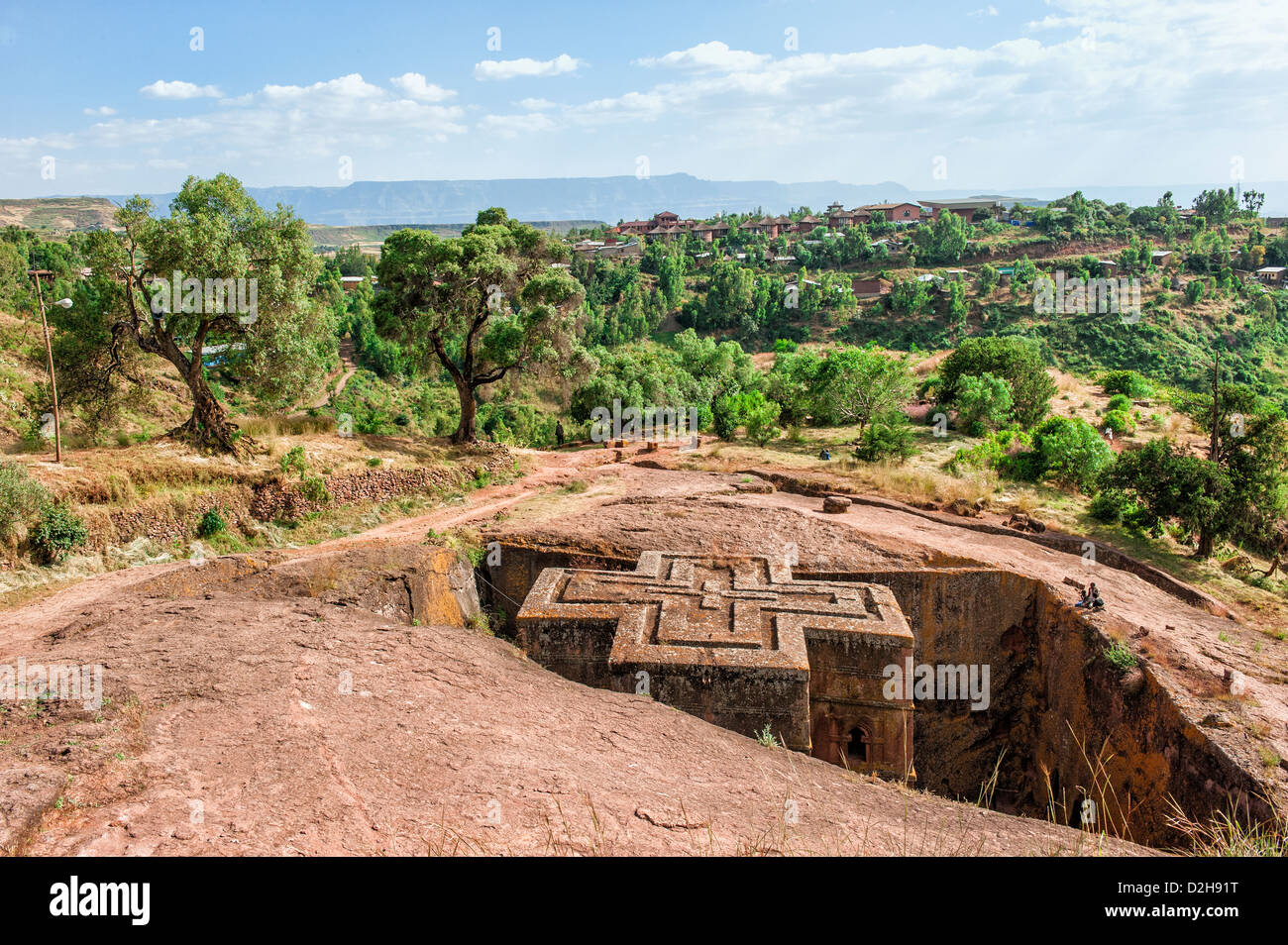 Church of Bete Giyorgis (Saint George), Lalibela, Amhara region ...